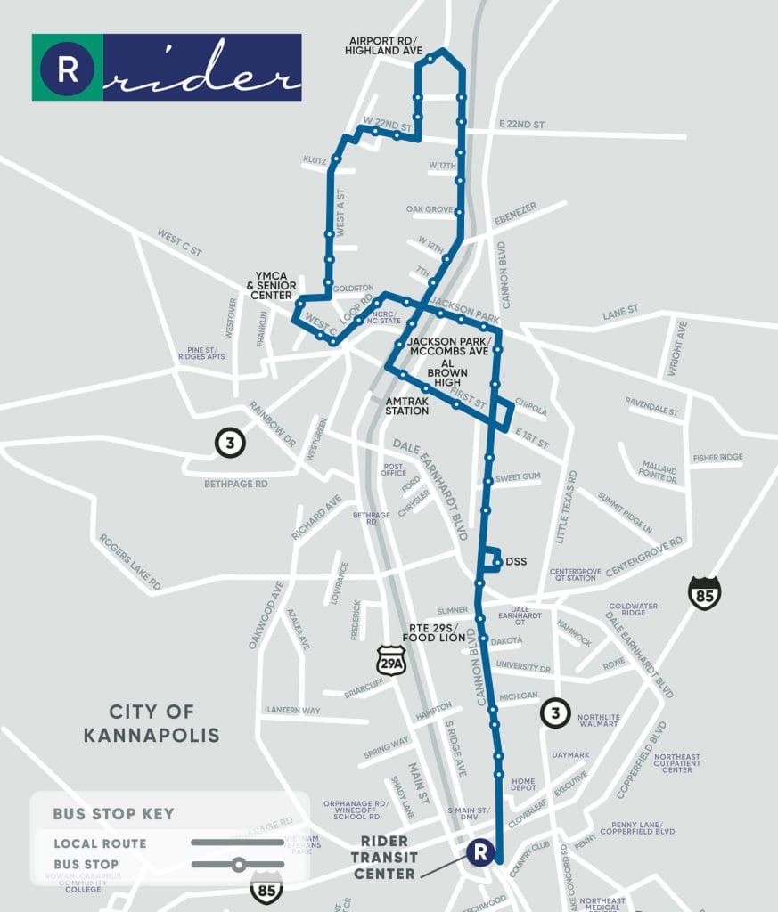 Blue Route | Rider Transit